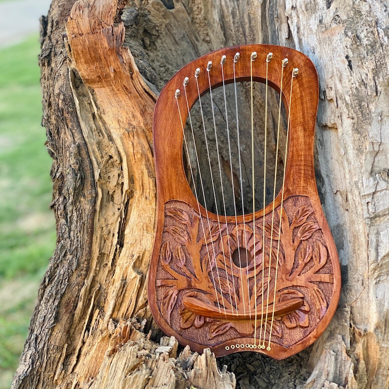 10 String Lyre Instrument - Etsy