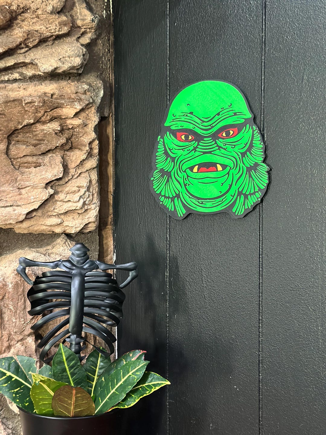 Creature From the Black Lagoon Wall Plaque: 3D Printed Gothic Horror ...