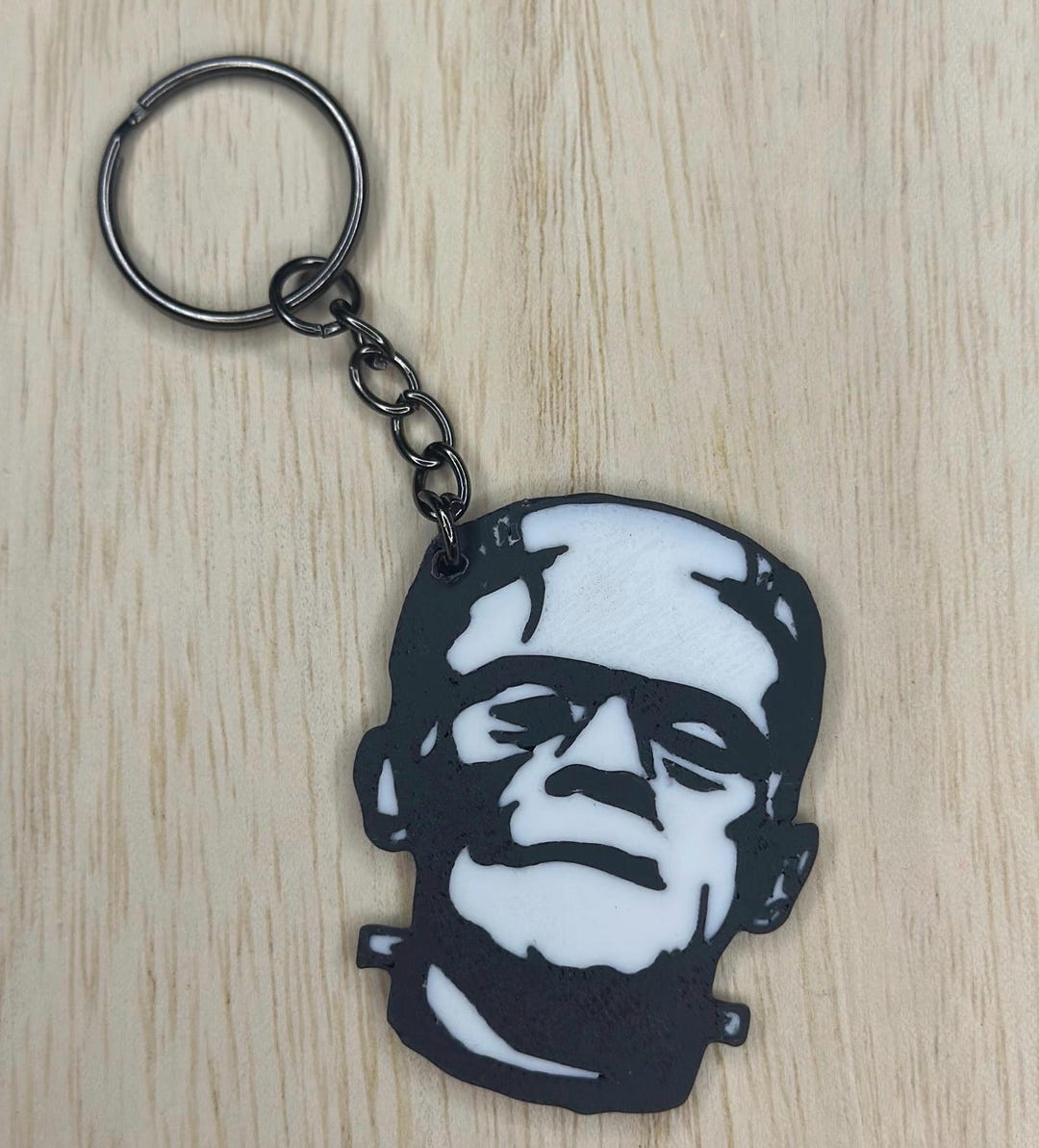 Frankenstein Keychain: 3D Printed Gothic Horror Accessory - Etsy