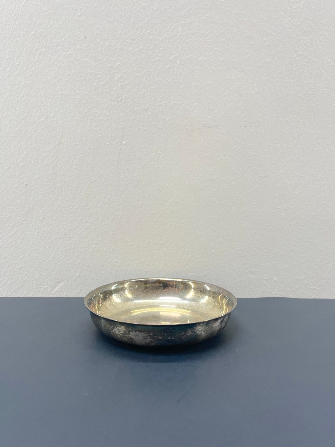 Vintage Silverplate Rogers & Son Catch All Bowl Dish With Engraved CT ...