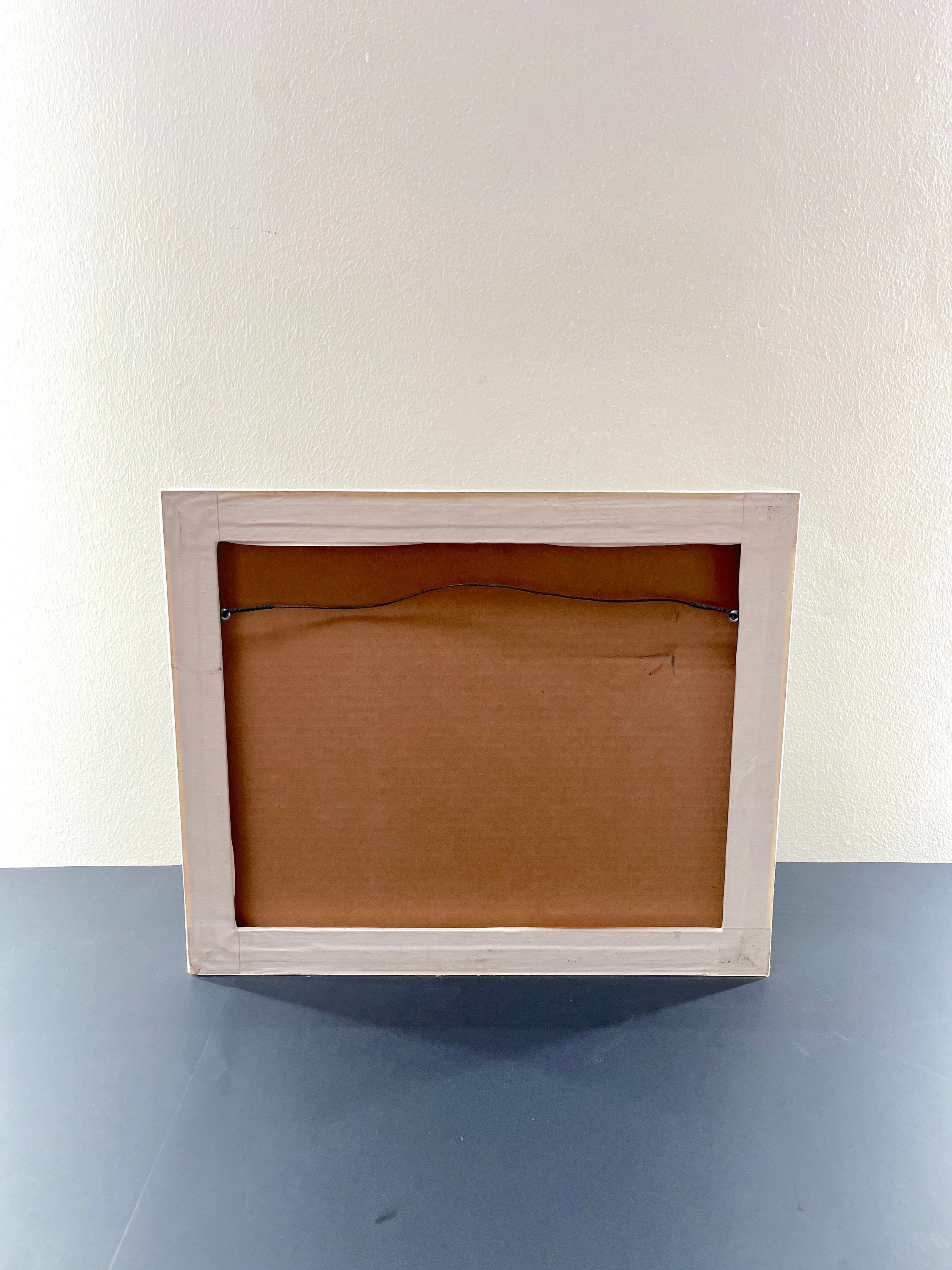 Vintage Acrylic Shadow Box With Linen Backing - Etsy