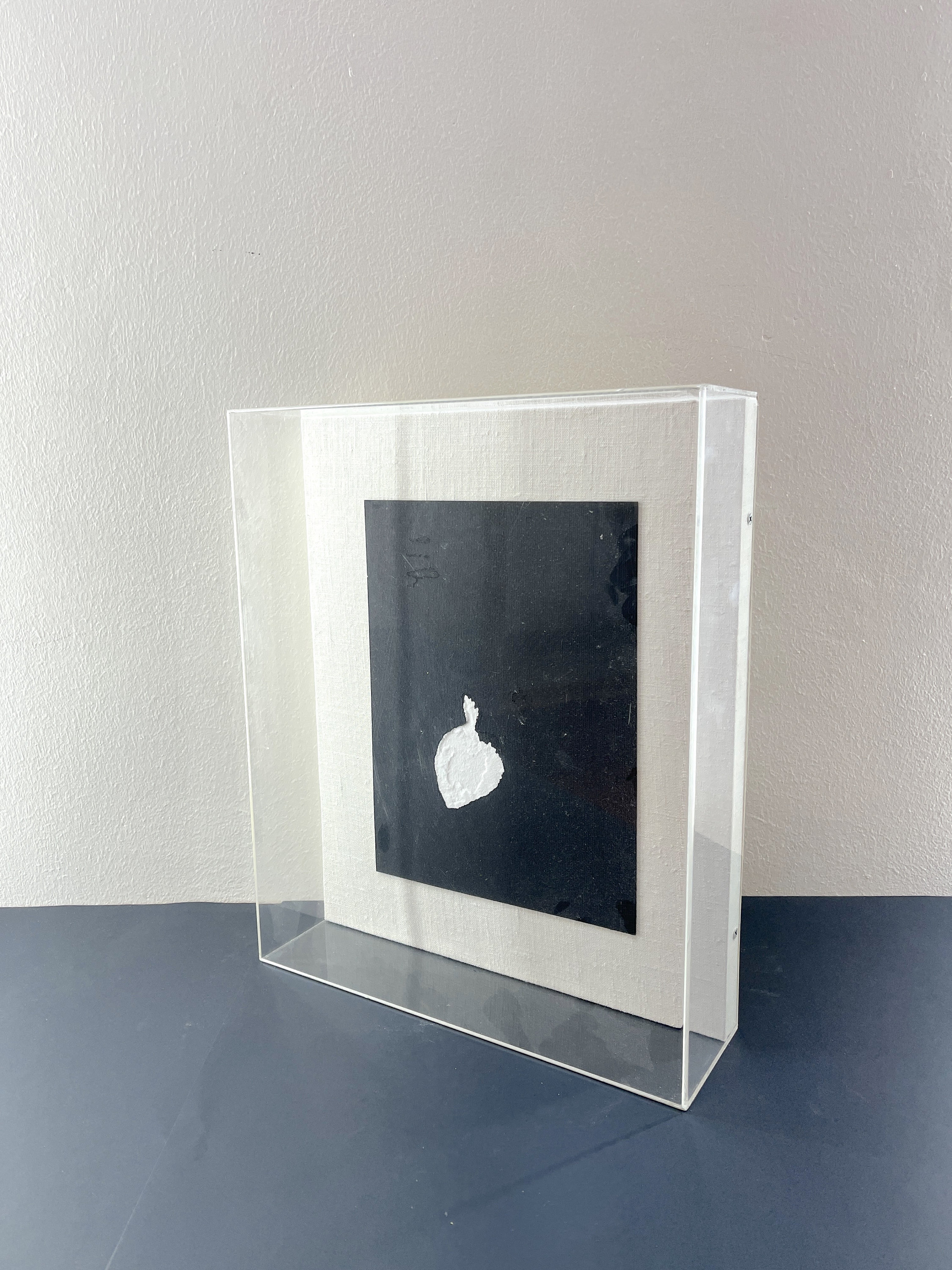 Vintage Acrylic Shadow Box With Linen Backing - Etsy