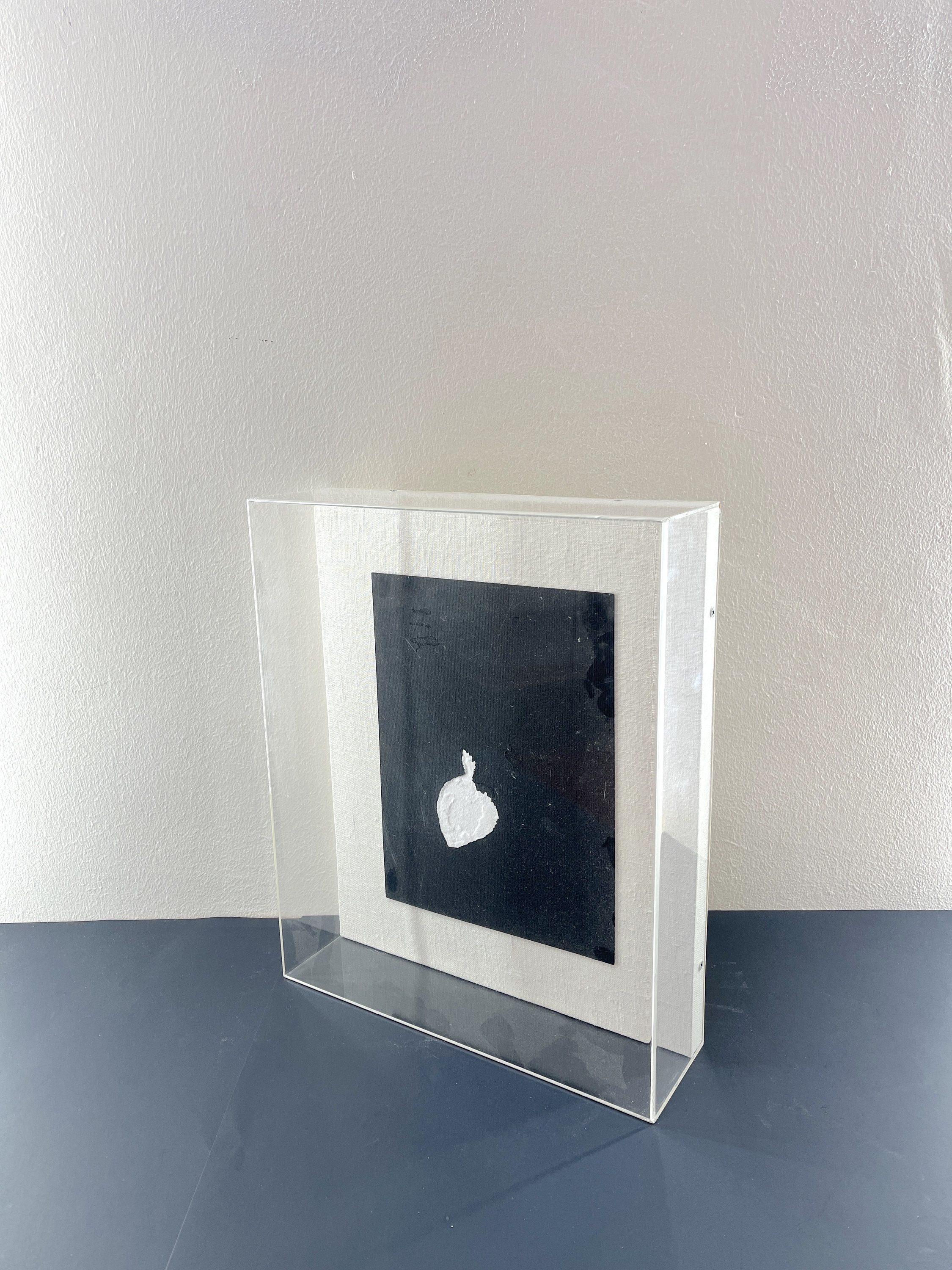 Vintage Acrylic Shadow Box With Linen Backing - Etsy