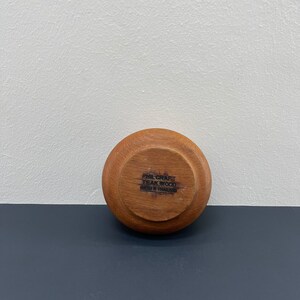 Phil Craft Teak Bowl Made in Thailand - Etsy