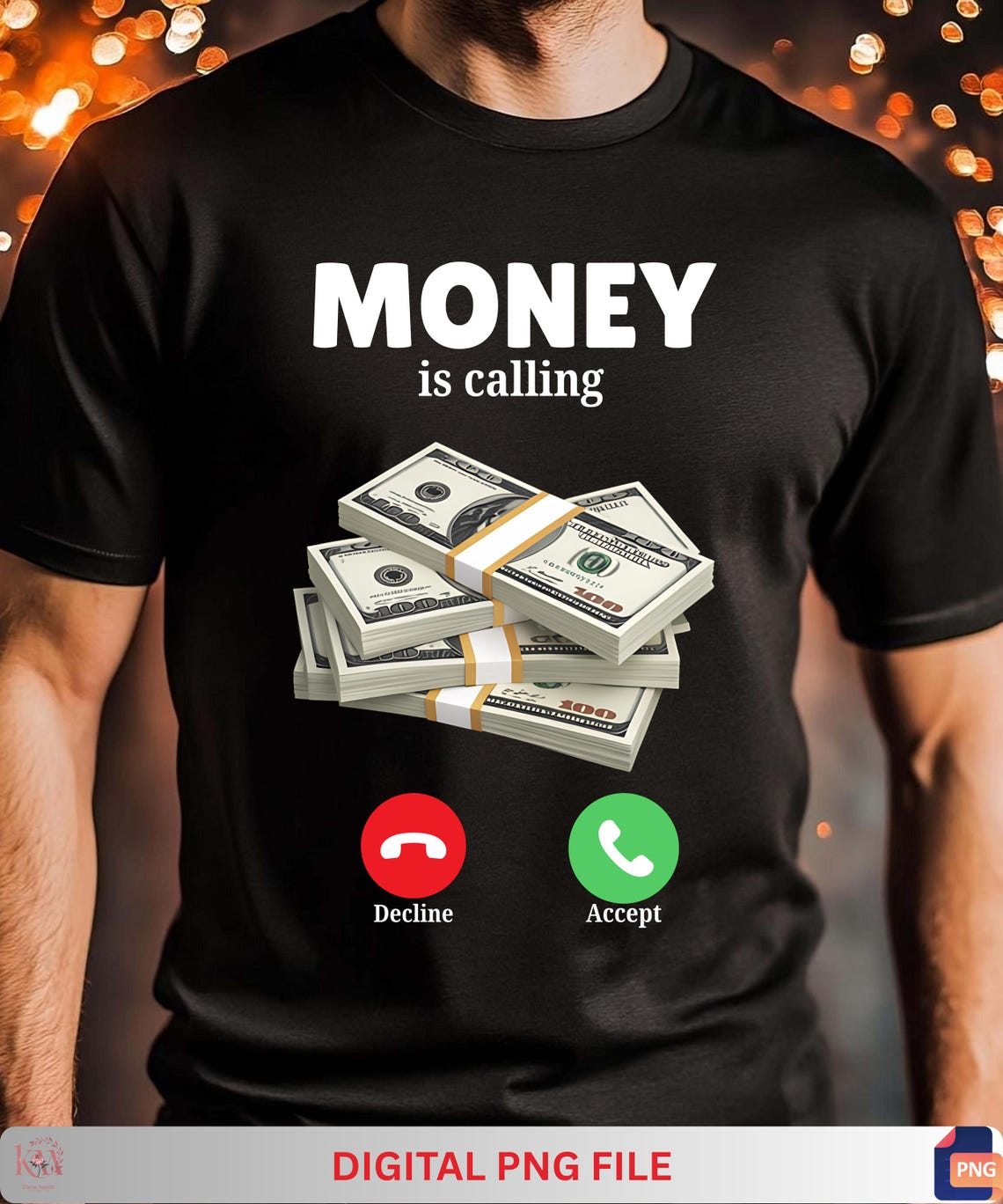 Money is Calling PNG | Entrepreneur Hustle Graphic (digital Download ...