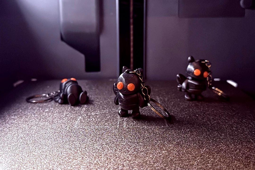 Small Mothman Keychain – 3D Printed Cryptid Companion - Etsy
