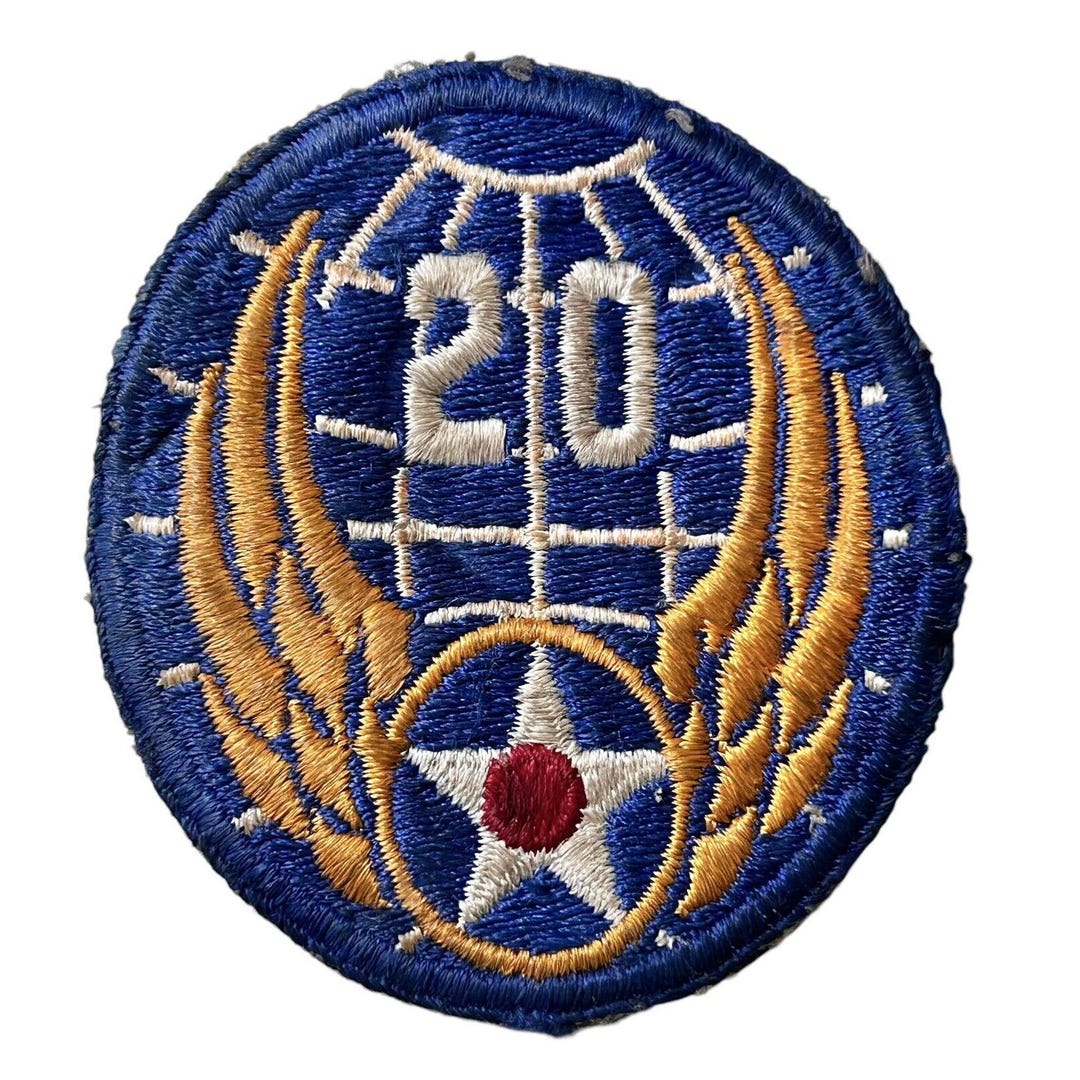 Original WWII AAF 20th Air Force Patch Atomic Bomb Group Pacific - Etsy