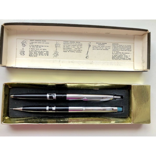 Sheaffer Vintage Pen and Pencil Set - Etsy
