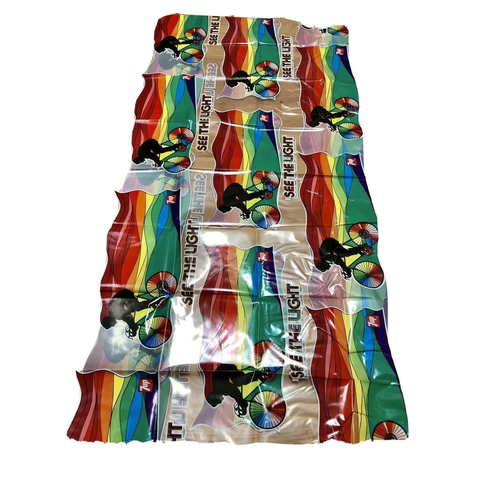 1973 7up Uncola "see the Light" Rainbow Pride BIKE COVER by Tom ...