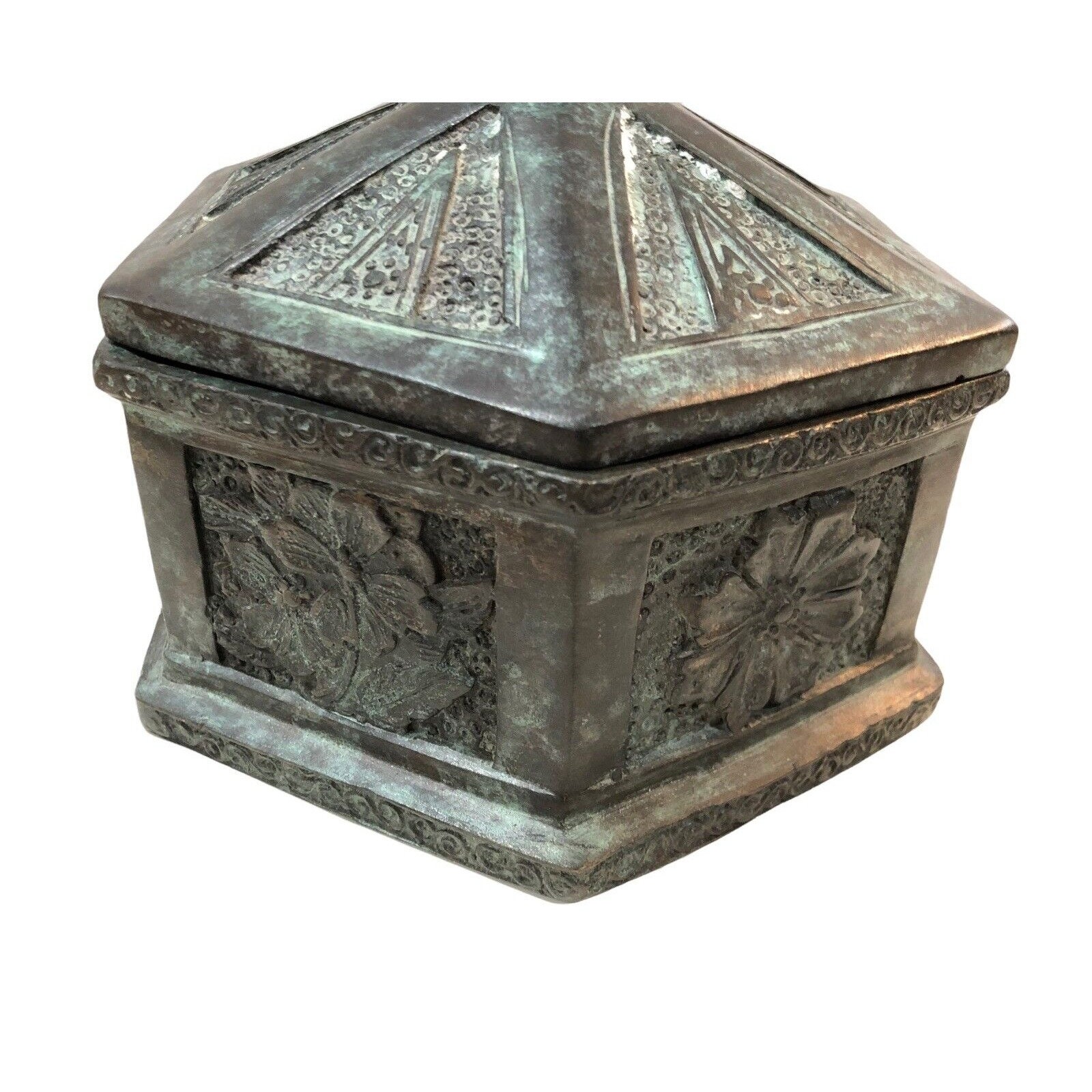 Maitland Smith Bronze Octagonal Arts and Crafts Lidded Box - Etsy