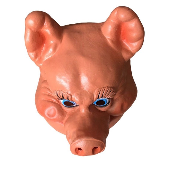 CESAR PIG 80 Scary Rubber Latex Adult Full Mask Horro… - Gem
