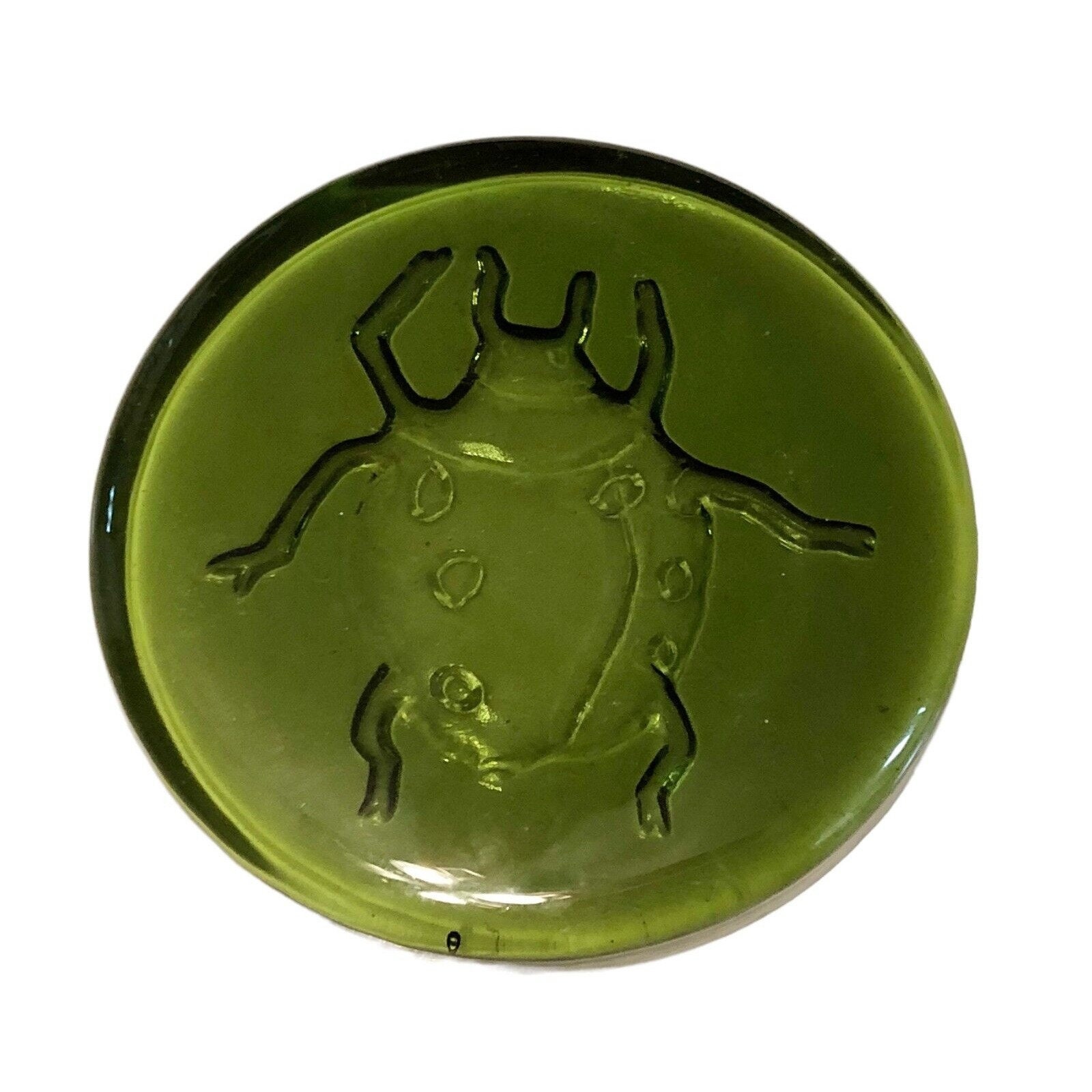 Ladybug Lady Bug Glass Paperweight Art Glass Green - Etsy