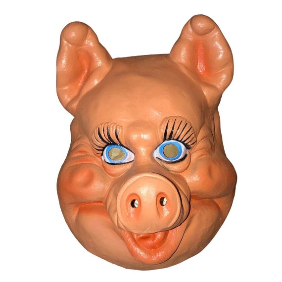 CESAR PIG 80 Scary Rubber Latex Adult Full Mask Horro… - Gem