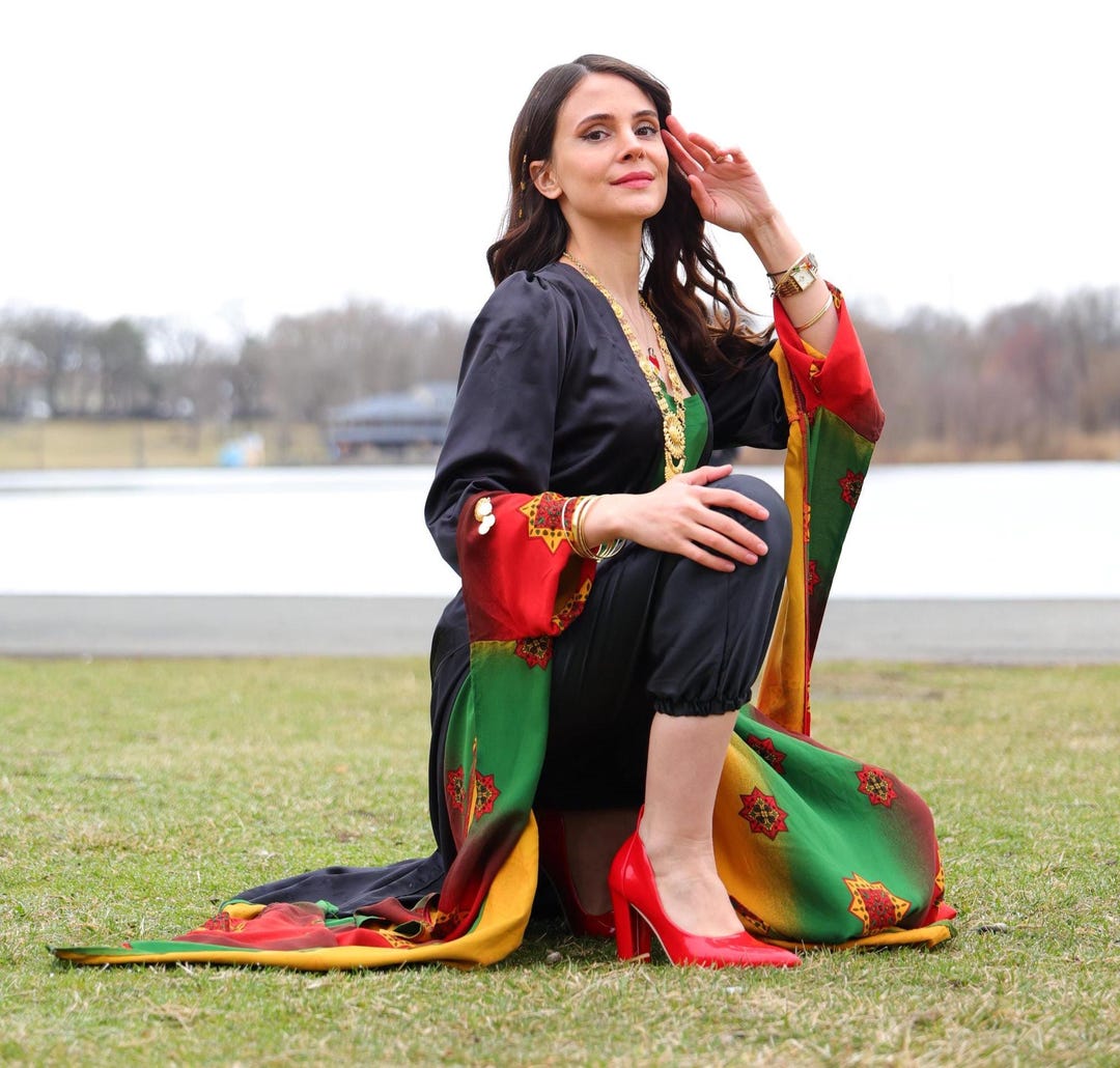 Premium Custom-made Kurdish Traditional Clothing. Shalwar-style Kıras ...