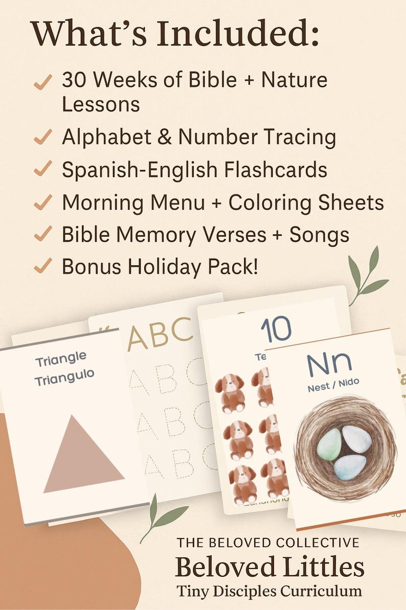 Bilingual Preschool Curriculum | Faith Based Christian Homeschool ...