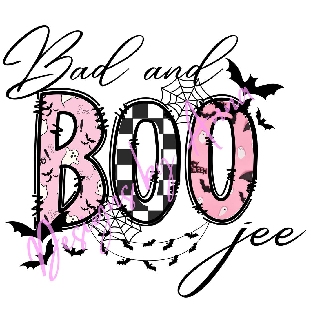 Bad and Boo-jie Png/sublimation Digital Image - Etsy