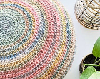 Crochet Ottoman Pattern | Etsy