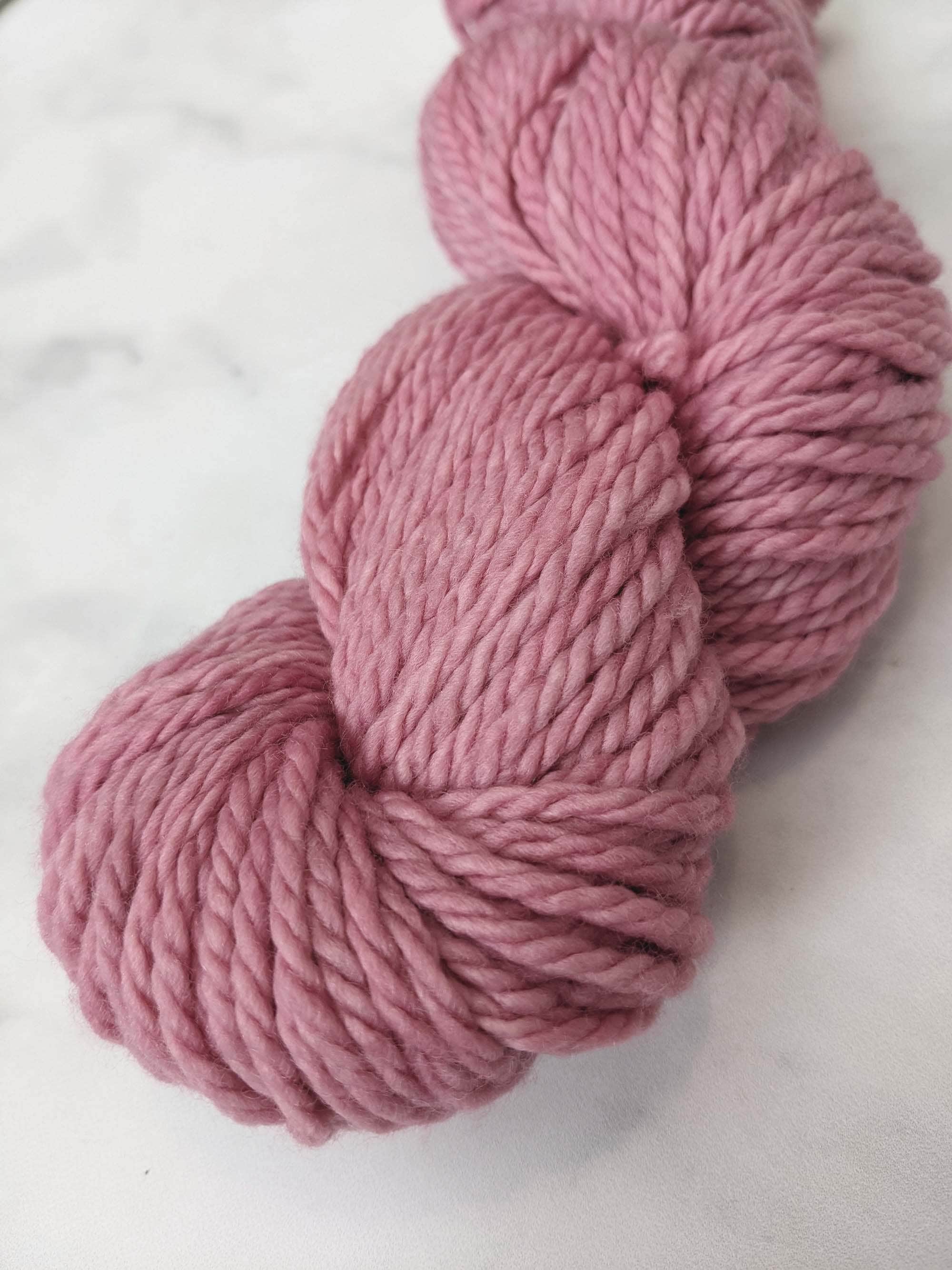 Naturally Dyed Pink Bulky Superwash Merino Yarn - Etsy