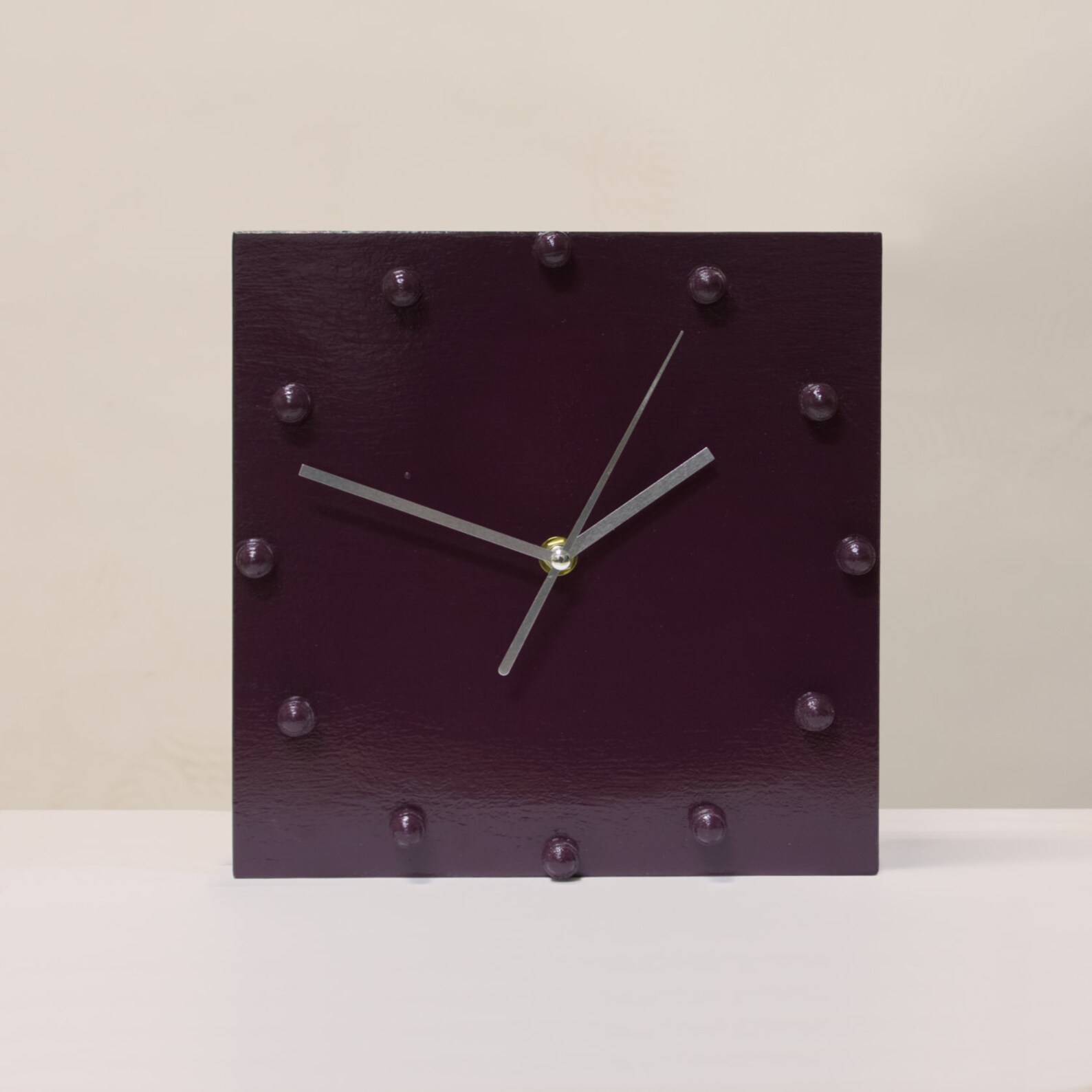 Purple Clock - Etsy