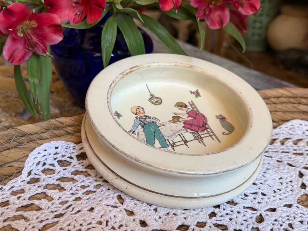 Royal Doulton “little Tommy Tucker” Nursery Rhyme Baby Dish – 1930s ...