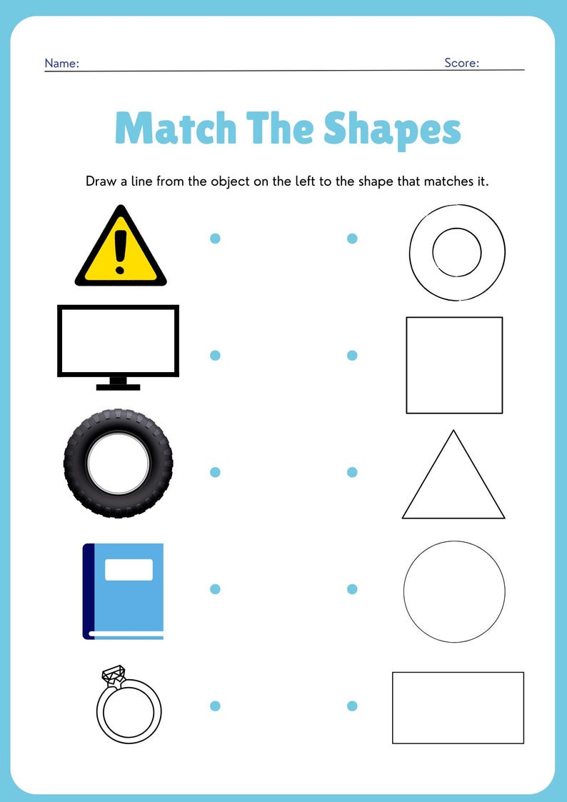 Preschool Worksheet Pack | Printable Activities for Kindergarten ...