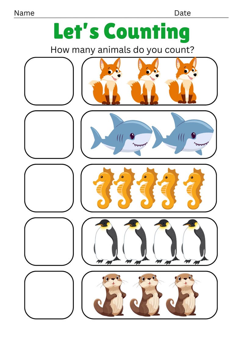 Preschool Worksheet Pack | Printable Activities for Kindergarten ...