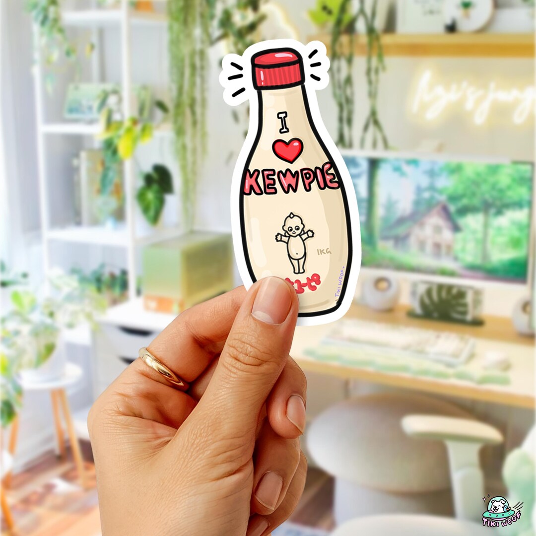 Kewpie Mayo Bottle Sticker: Kawaii Foodie Vinyl Decal - Etsy