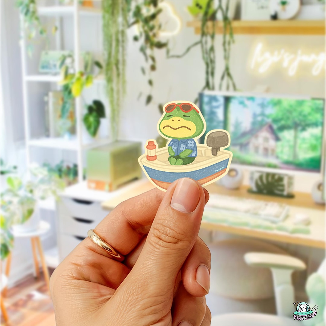 Kapp'n Sticker: Animal Crossing Vinyl Decal - ACNH Gamer Decor - Etsy UK