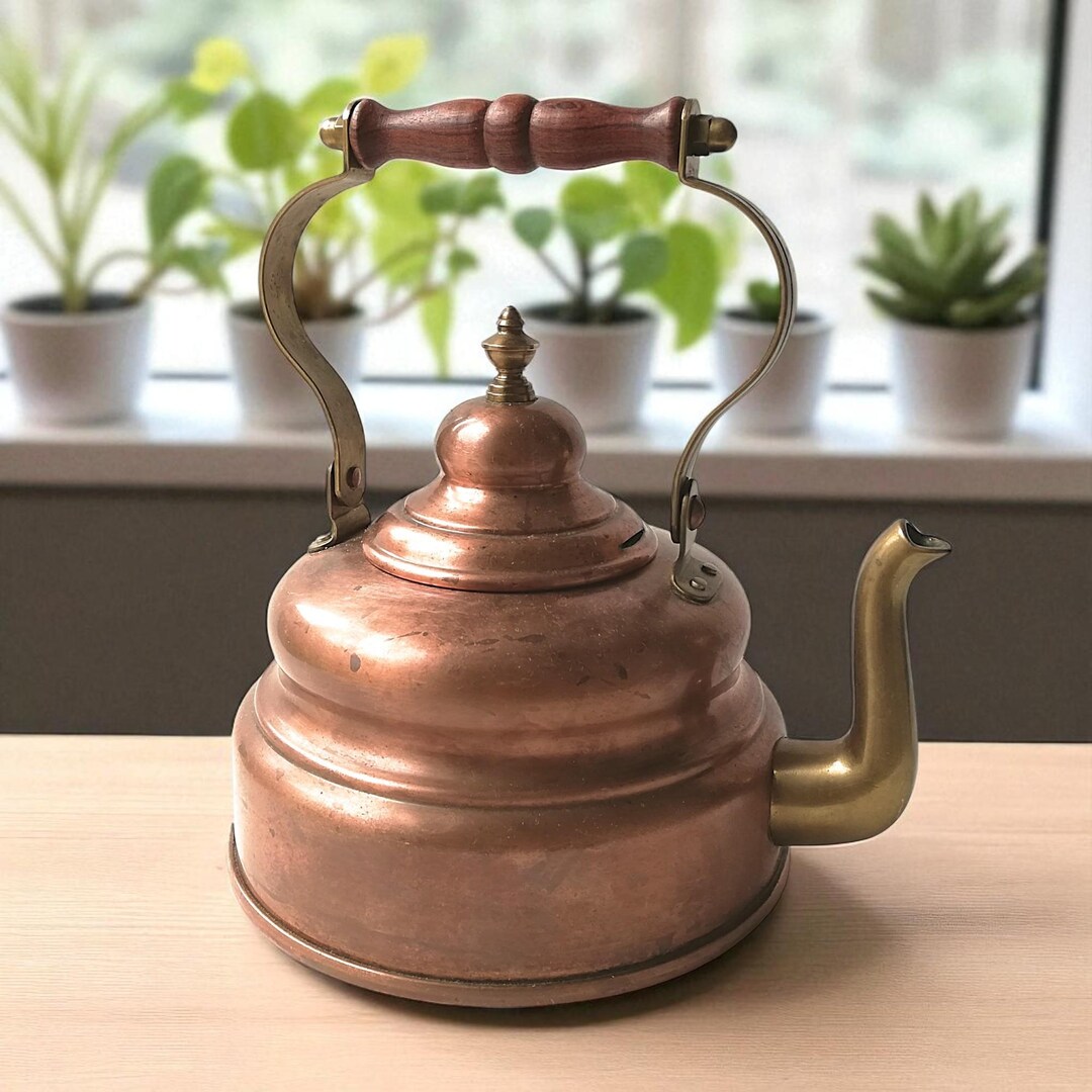 Vintage Copper Kettle SUS Germany| Rein Kupfer Planboden Marked - Etsy