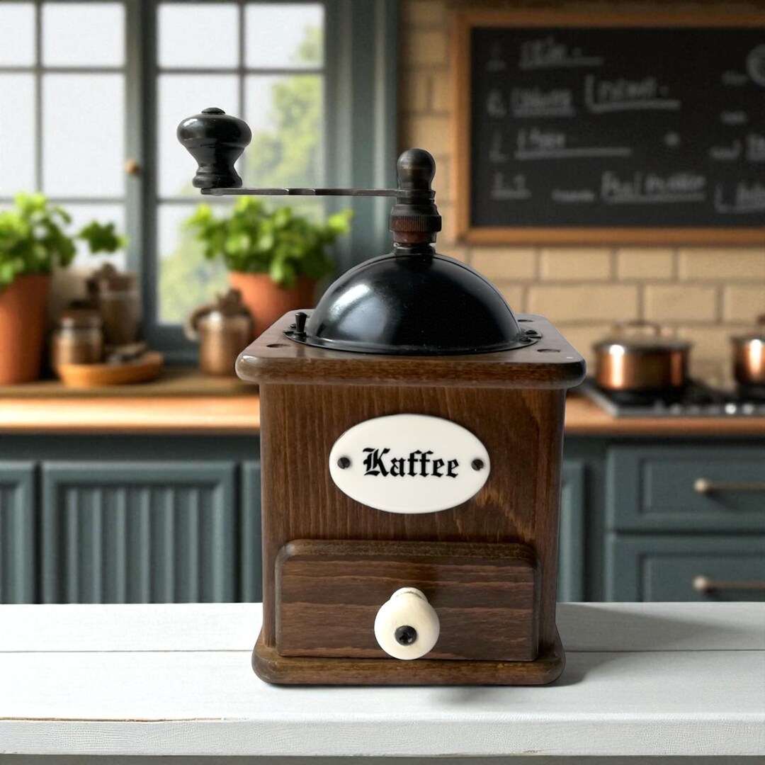 Vintage Zassenhaus Coffee Grinder: German Beech Wood Manual Mill - Etsy