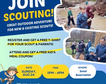 Cub Scout Recruitment Flyer - Etsy