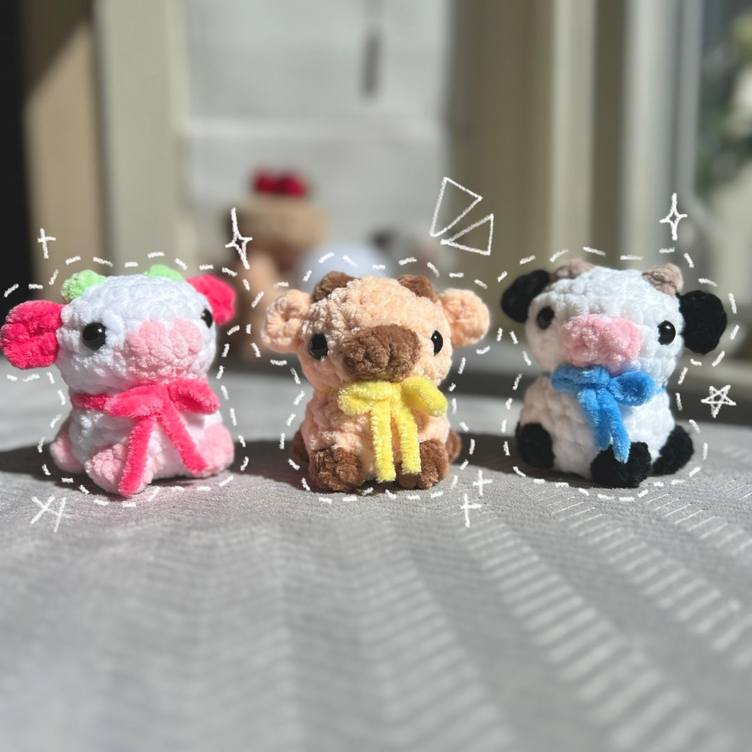 Low-sew Crochet Mini Cow (digital Pattern) - Etsy