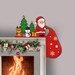 Wooden Santa Claus Corner Sign: Christmas Holiday Decor - Etsy