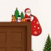 Wooden Santa Claus Corner Sign: Christmas Holiday Decor - Etsy