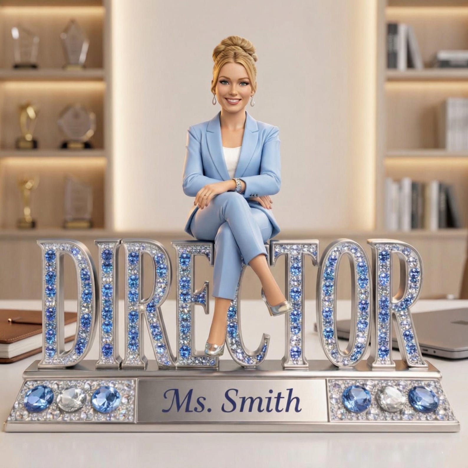 Personalized Director Acrylic Block Plaque With Custom Photo, Executive ...