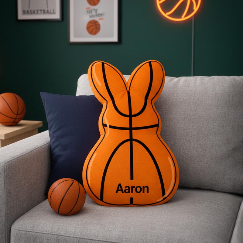 Easter Bunny Basketball - Etsy