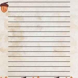 Autumn Journal Paper: Scrapbook Printables With Fall Designs (8.5x11 ...