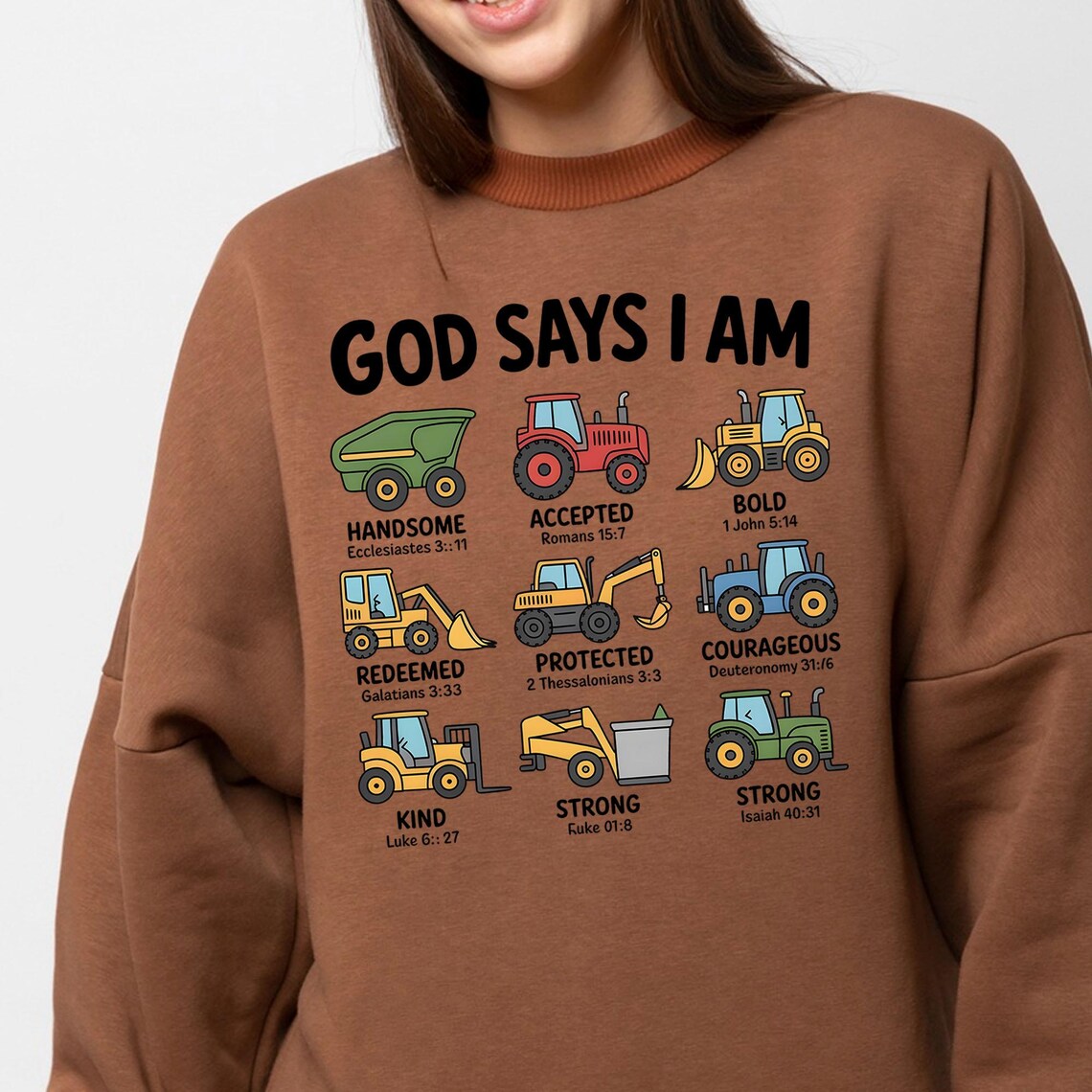 God Says I Am Png, Construction Png, Construction Boy Png, Bible Verse ...