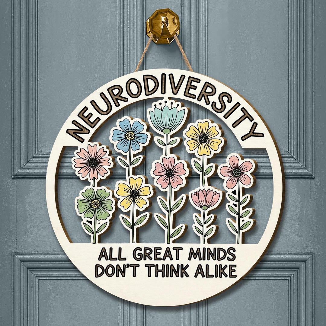 Neurodiversity Wooden Sign, Inclusive Classroom Decor, Teacher Gift - Etsy
