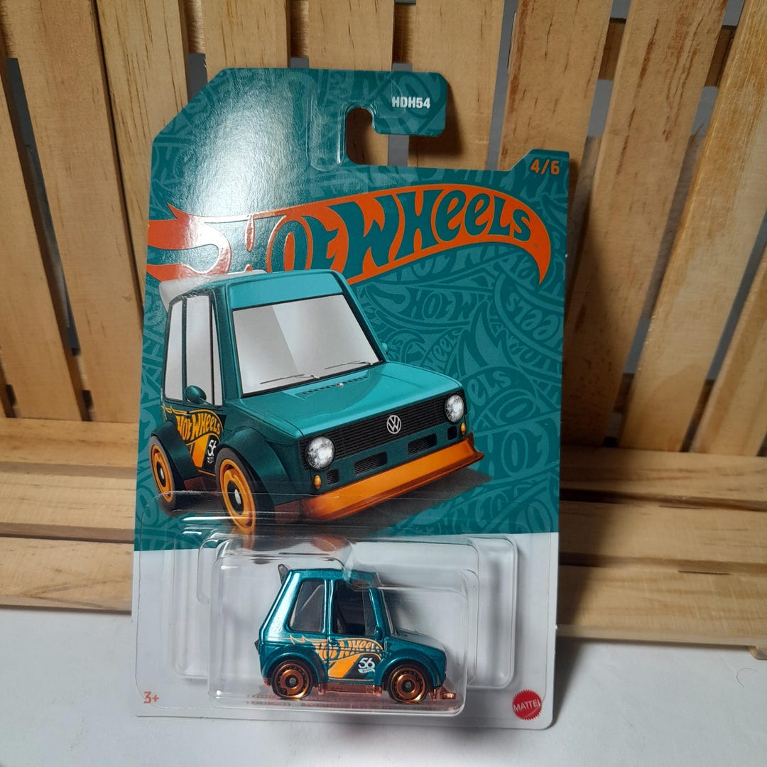 Tooned VW Volkswagen Golf MK/1 Hot Wheels Car 56th Anniversary Toy ...