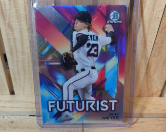 Max Meyer 2021 Topps Bowman Base set Baseball Card Miami Marlins Star ...