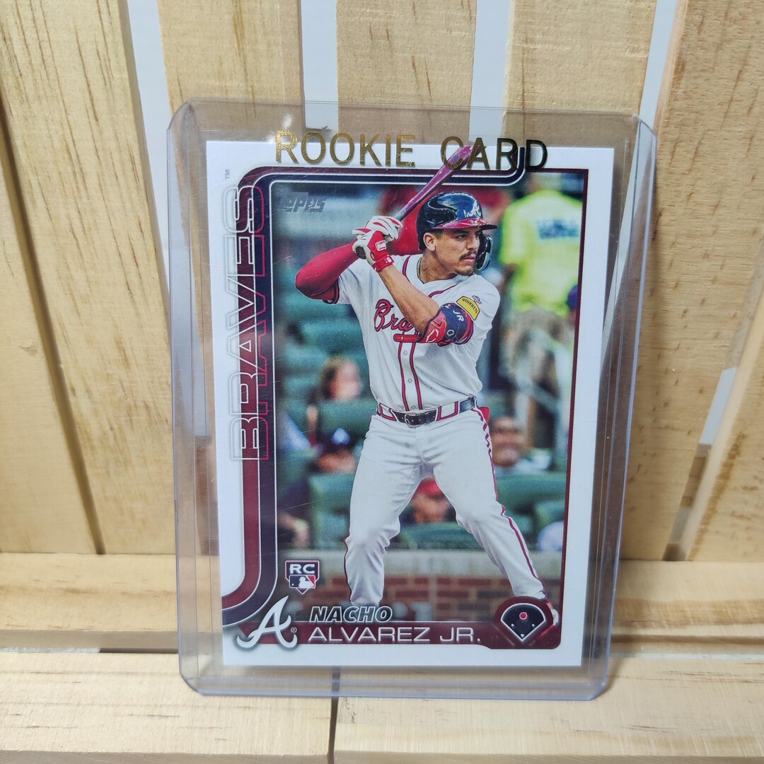 Nacho Alvarez Jr RC 2025 Topps Series 1 Base Set Baseball Card Atlanta ...