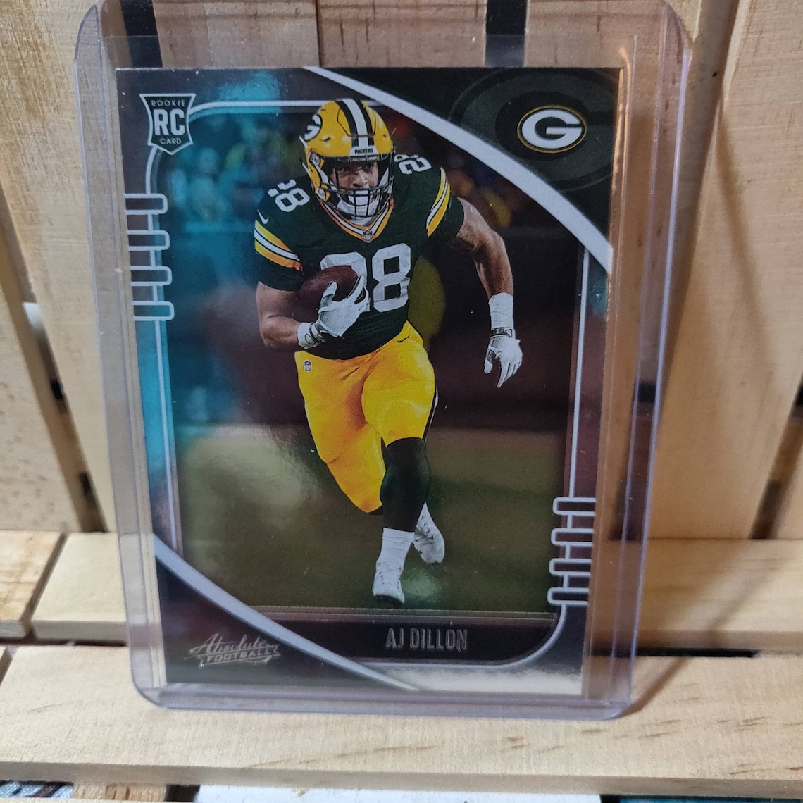 AJ Dillon Rookie RC 2020 Absolute Football Card Panini Green | Etsy