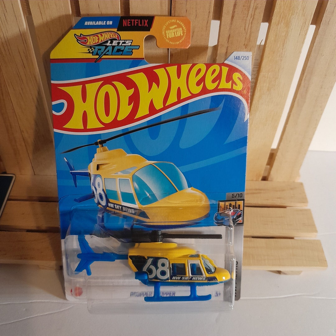 Propper Chopper Helicopter Hot Wheels Car Toy Sealed Package - Etsy