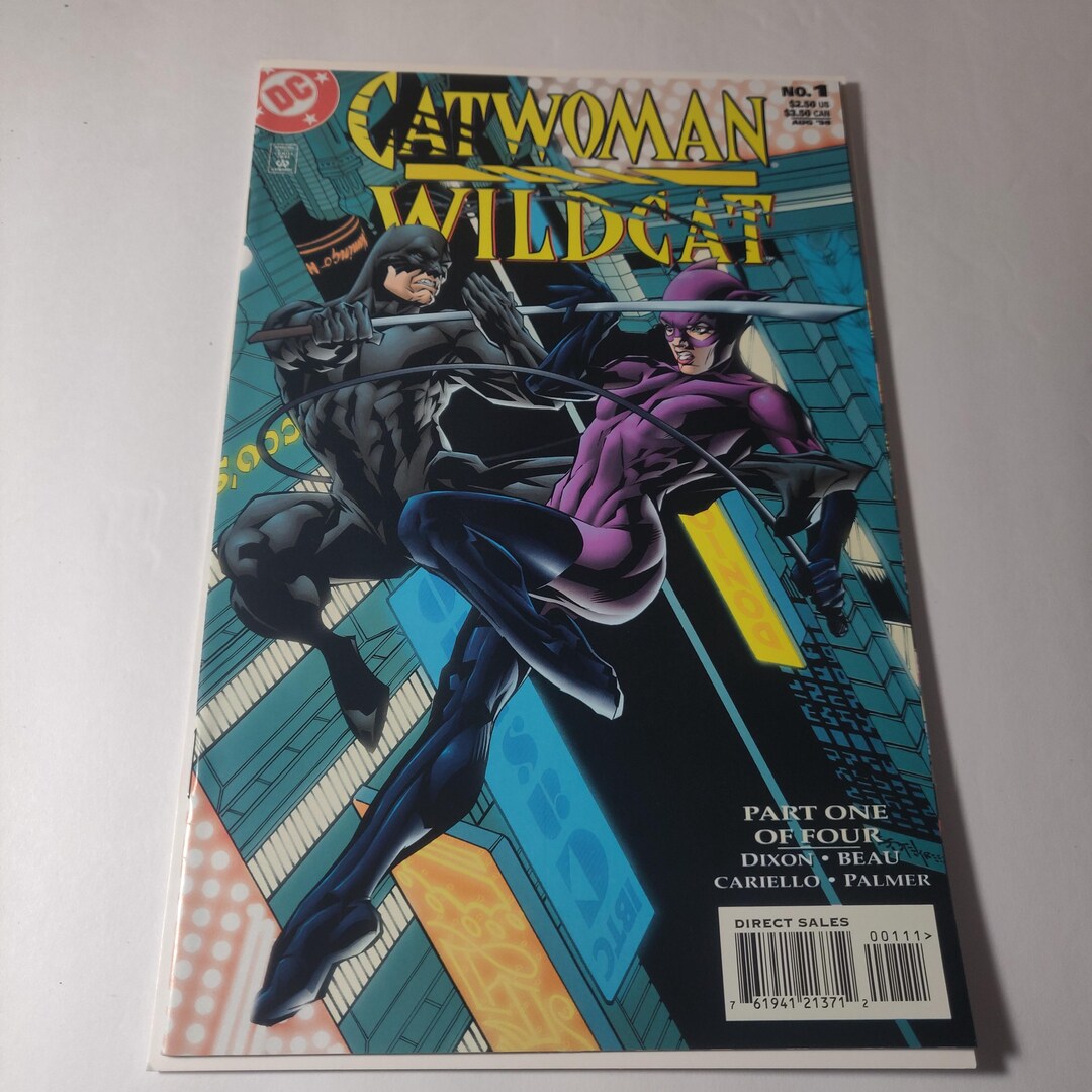 Catwoman and Wildcat #1 DC Comics Reader Copy VG Condition Complete Pages as Found Ungraded ...