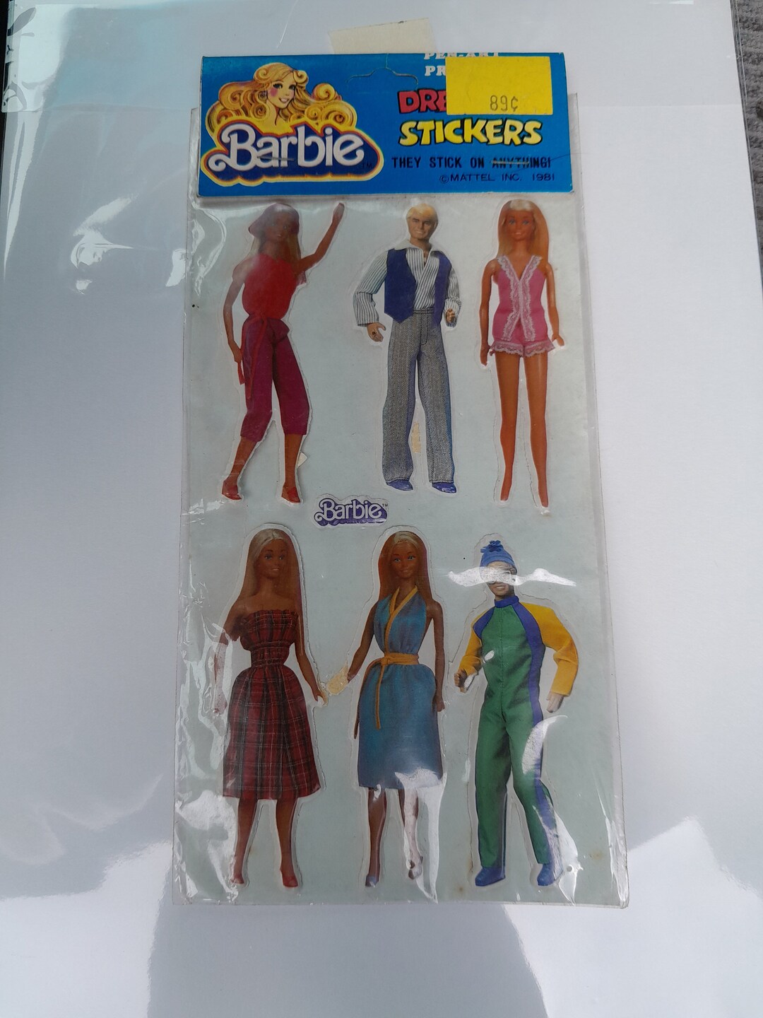 Barbie Puffy Stickers Mattel Inc 1981 Sealed as Found - Etsy