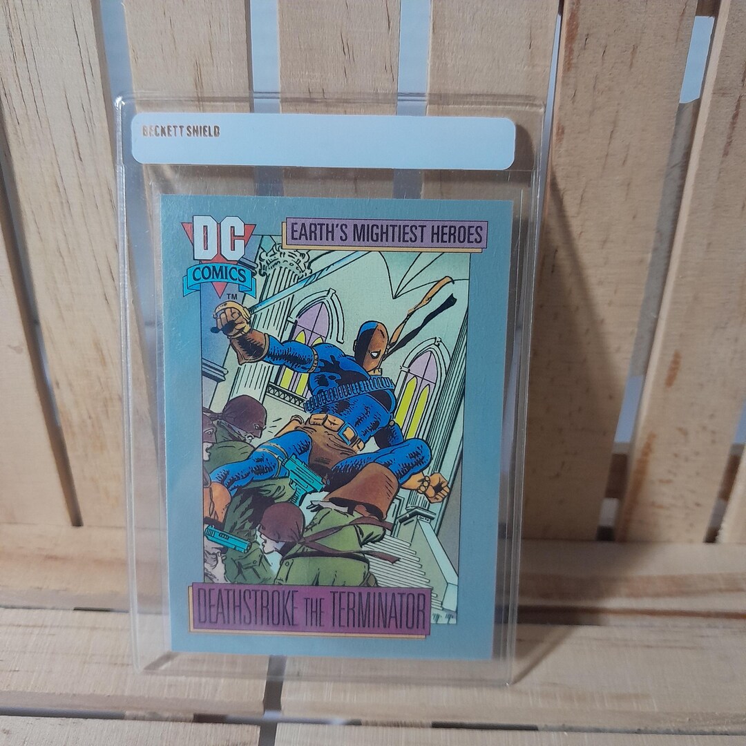 Deathstroke the Terminator Base Set Card 1991 DC Comics Trading Card ...