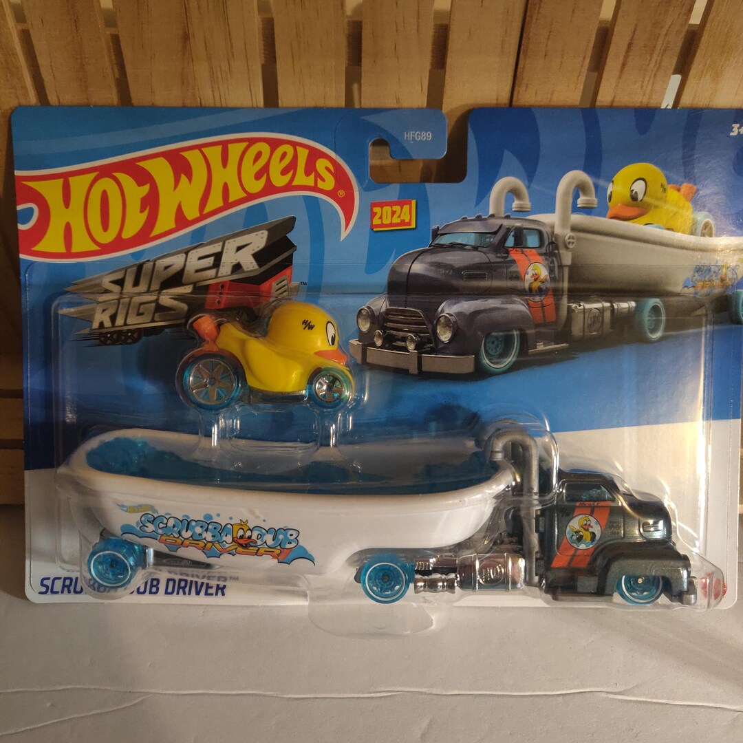 Scrub a Dub Driver Super Rigs Hot Wheels Car Toy Sealed Package - Etsy