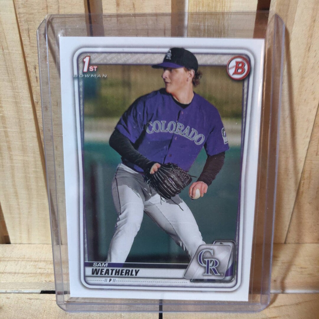 Sam Weatherly 1st Bowman 2020 Topps Bowman Draft Baseball - Etsy