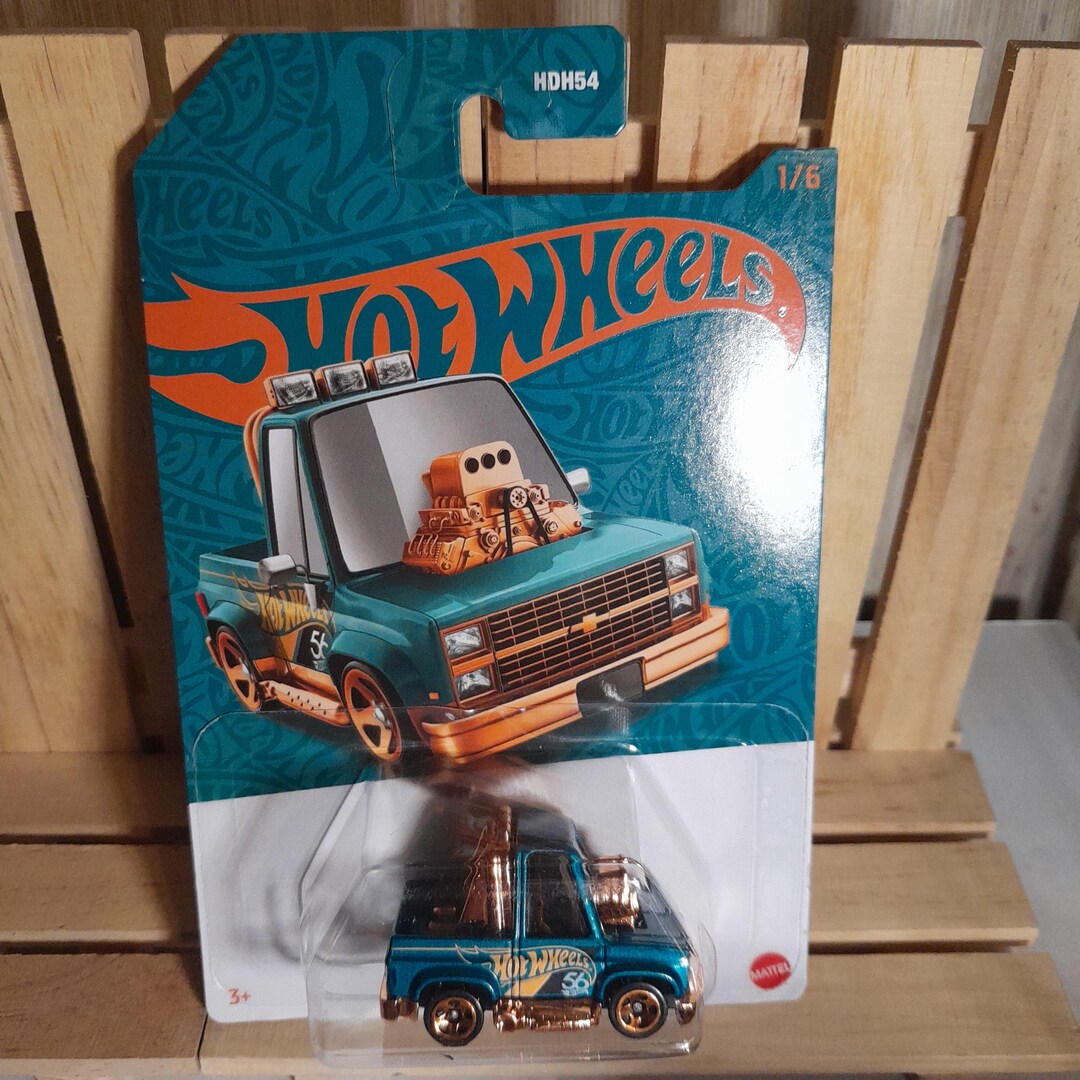 Tooned Chevy Silverado Hot Wheels Car 56th Anniversary Toy Sealed ...